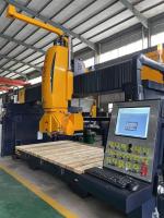 China 5 Axis Bridge Cutting Machine 3200x2000mm Worktable 18.5kw Main Motor for Stone Processing for sale
