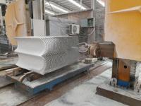 China CNC Diamond Wire Saw Machine 1600mm Wheel 11kw Motor for Marble Granite Profiling for sale