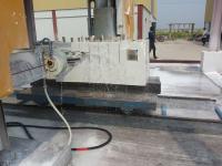 China 4 Axis CNC Diamond Wire Saw Machine 1600mm Wheel for Stone Slab Column Letter Cutting for sale