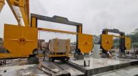 China PLC Controlled Diamond Wire Saw Machine for Block Dressing 3000x2500x1500mm for sale