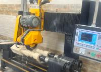 China CNC Baluster Cutting Machine 200mm Dual Blade 15.5kW for Kingpost Roadblock Stone for sale