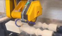China CNC Baluster Cutting Machine 200mm Dual Blade 15.5kW for Kingpost Roadblock Stone for sale