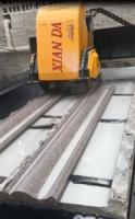 China 3 Axis Linear Stone Cutting Machine 1300mm Trolley 150mm Cutting Depth for Square Railing for sale