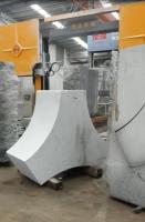 China CNC Diamond Wire Saw Machine 1600mm Wheel Diameter 11kw Main Motor for Stone Cutting for sale