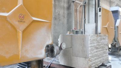 China High Processing Diamond Wire Stone Cutting Machine With 16.7m Cutting Wire for sale