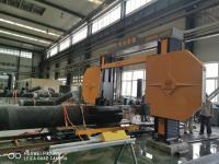 China CNC Diamond Wire Saw Machine 1600mm Wheel 11kw Main Motor Stone Cutting for sale