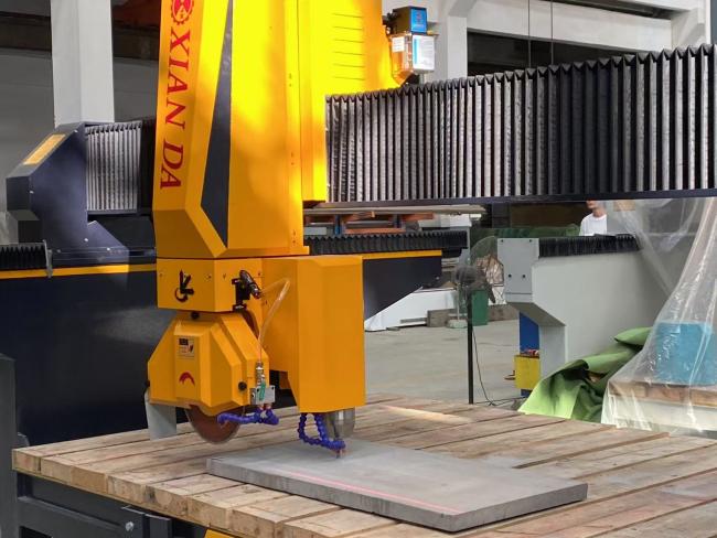 Finished stone product with mirror-quality edges