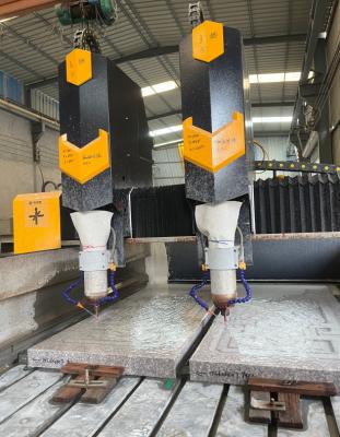 Chine Machine de sculpture en pierre CNC à haute capacité à 3 axes pour le traitement du marbre et du granit à vendre