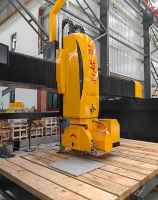 China Italian System 5 Axis CNC Bridge Saw Milling Machinery Kitchen Sink Countertop Special Shapes for sale