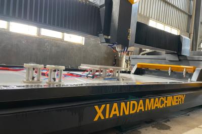 Cina Macchine per incisione in pietra CNC a 3 assi per iscrizioni e sculture artistiche 2D / 3D Equipaggiamenti di incisione industriale ad alta precisione in vendita