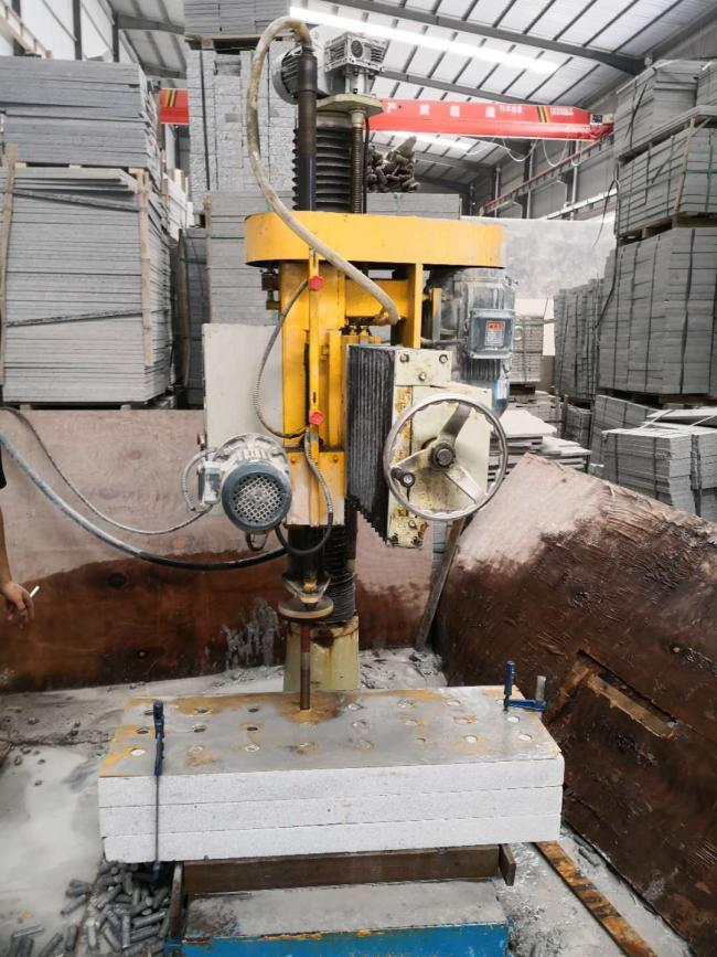 Close-up view of DRM-300 Vertical Drilling Machine