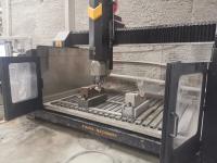 China 4 Axis Stone CNC Carving Machine 2500x1500mm Slab Column Cutting Marble Granite for sale