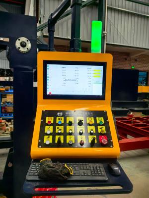 중국 전문 5 축 CNC 브릿지 절단 기계 정밀 돌 절단을 위해 3400x2000mm 작업 테이블과 0 °-360 ° 머리 회전 판매용