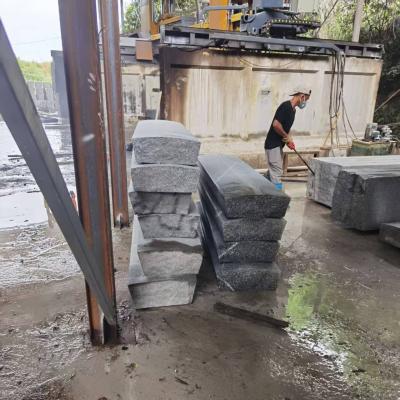 China Dual-Blade Arc-Slab Edge-Trimming Machine with 600-800mm Cutting Blade Diameter Load in a 20 Feet Container and 24.5/16.5kw Gross Power for sale