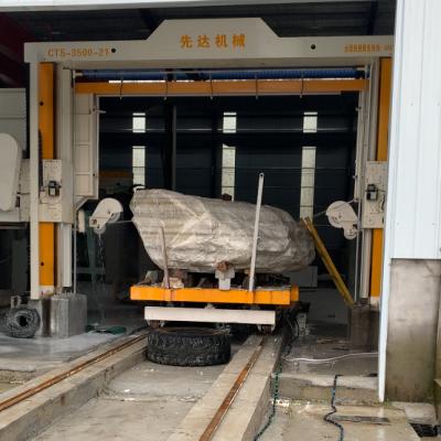 China CTS-3500 Series CNC Diamond Wire-Saw Dressing Machine with 360° Rotary Table 220V/380V and 4m3/H Water Consumption for sale