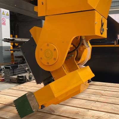 China 4-Axis Bridge Cutting Machine with 85° Table Tilting 360° Head Rotation and Bus Absolute Servo for High-Precision CNC Cutting for sale