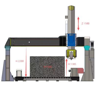 China 5+1 Axis Cnc Machining Center For Granite Marble 3d Sculpture ,Tub for sale