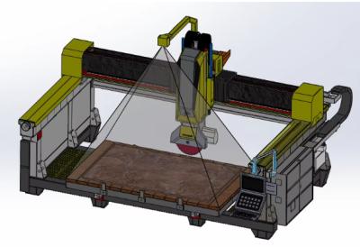 China 5-Axis Stone Cutting Machine with DDX system for sale