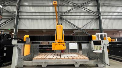 China 4-Axis Intelligent Bridge Stone Cutting Machine  with 600mm Saw Blade High-End CNC System for Granite Marble Slab Processing for sale