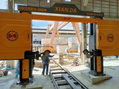 China 4-Axis CNC Diamond Wire Saw Machine with 360° Servo-Rotary Table, 16-Surface Slideway, and 28 Rolling-Wheel Lift for Marble & Granite for sale
