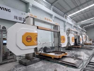 China CNC Control Diamond Wire Saw Machine with High Cutting Precision and Four-Spindle Linkage for Stone Cutting for sale
