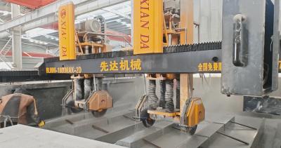China Dual Beam Bridge Type CNC Stone Cutting and Milling Machine for sale