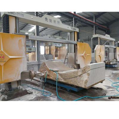 China Heavy Duty CNC Diamond Wire Saw Machine for Large Stone Block Profiling and Special Shape Cutting for sale