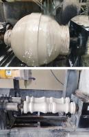 China PLC/CNC Control Four Pcs Baluster Cutting Machine For Marble Granite Processing for sale