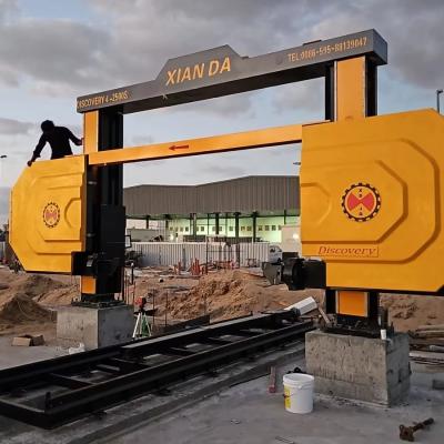 China Discovery-4 4-Axis CNC Diamond Wire Saw Machine with 15KW Permanent-Magnet Motor for 2000*2300*1500mm Stone Cutting for sale
