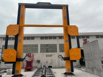 China 15 kw Diamond Wire Saw Machine with PLC Intelligent Control for 3500×3500×2100mm Stone Block Dividing for sale