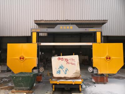 China PLC-Controlled Diamond Wire Saw Machine with 15KW Motor and 50T Screw-Drive Worktable for Stone Block Trimming for sale