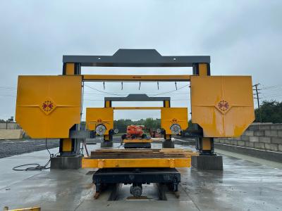China CTS-3500 Four-Axis CNC Diamond Wire Saw Machine with 15KW Main Motor and 50-Ton Screw-Drive Worktable for 3500*3500*2100mm Stone Cutting for sale