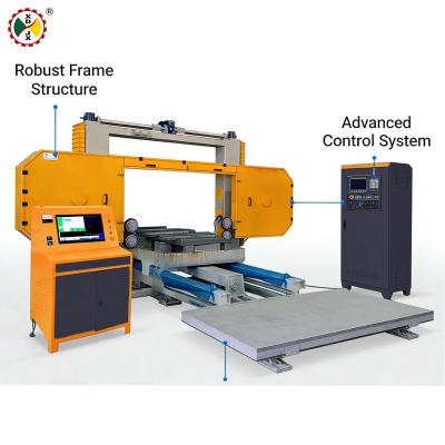 China CNC Dual‑purpose Horizontal Stone Slab Splitting Machine For Finished Big Slab Secondary Re‑slicing for sale