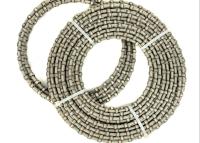 China 11mm Diamond Wire Saw with 40 Beads Per Meter for Granite Block Dressing and Stone Cutting for sale