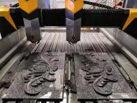 China CNC Granite Stone Engraving Machine 5.5kW 1300×2500mm Automatic Marble Carving Equipment for sale