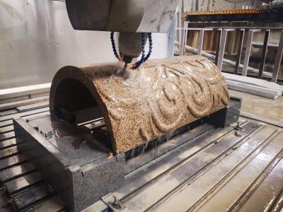 China 4 Axis Plasma Cutting Machine CNC Stone Carving Machine 7.5kw for sale