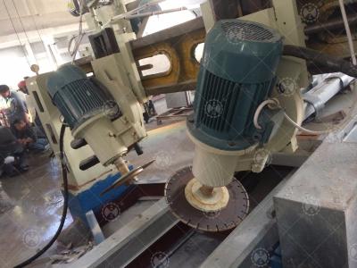 China Four Blade Stone Slab Cutting Machine For Circular Slab  Column Slab for sale