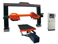 China CHJJ-1500 CNC Circular Slab Stone Cutting Machine 1500mm Height 1300mm Width for Concrete Curb Processing for sale