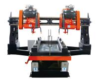 China HKB-41500 Four Slice Column Cutting Machine 1500mm 35kw CNC Automatic Edge Trimmer for sale