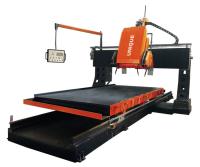 China PLC CNC Gantry Type Linear Stone Profile Cutting Machine with 18.5kW Motor and 5000kg Capacity for Granite Processing for sale