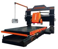 China CNC Stone Gantry Profiling Linear Cutting Machine 1000mm Lifting Travel 3500×1800mm Worktable for sale