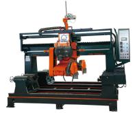 China Four PCS Single Pillar Stone Cutting Machine with 500mm Blade Diameter and 1500mm Processing Length for Column Base Caps for sale