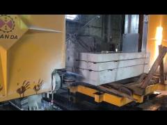 CNC Diamond Wire Saw Machine with 360° Rotating Table