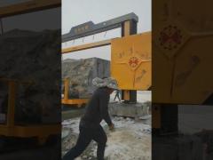 PLC Diamond Wire Saw Cutting Machine For Marble Granite Slicing