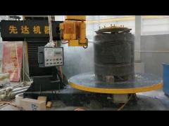 CNC Column Cap And Base Profiling Cutting Machine Stone Machine