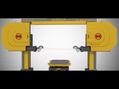 Discovery 5 Axis CNC Diamond Stone Wire Saw Machine