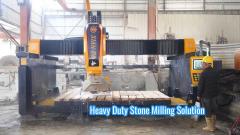 Xianda Create 600 Heavy Duty 5 Axis CNC Bridge Saw | For Long-Hour Heavy Cavity Milling, Artificial