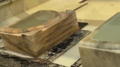 5 Axis CNC 3D Stone Sculpture Carving Router High Efficiency