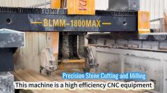 BLMM‑1800MAX‑A/B CNC Dual‑Beam Bridge Stone Cutting Milling Machine