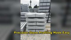 Vertical CNC Wire Saw for Precision Stone Profiling